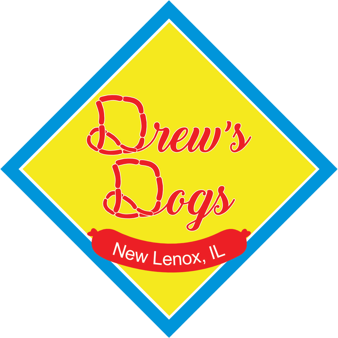 Drew's Dogs logo